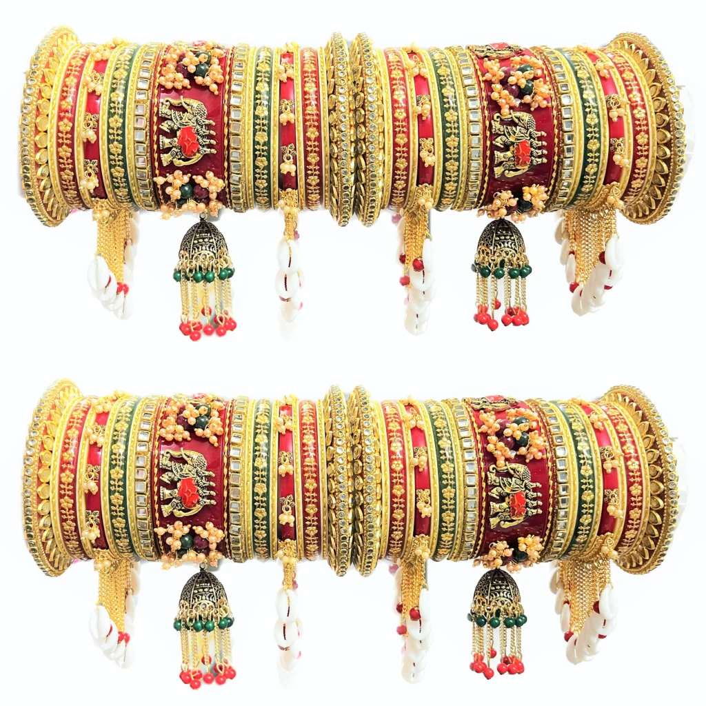 Mansha Bridal Chura Set with Latkan - RaniChuda