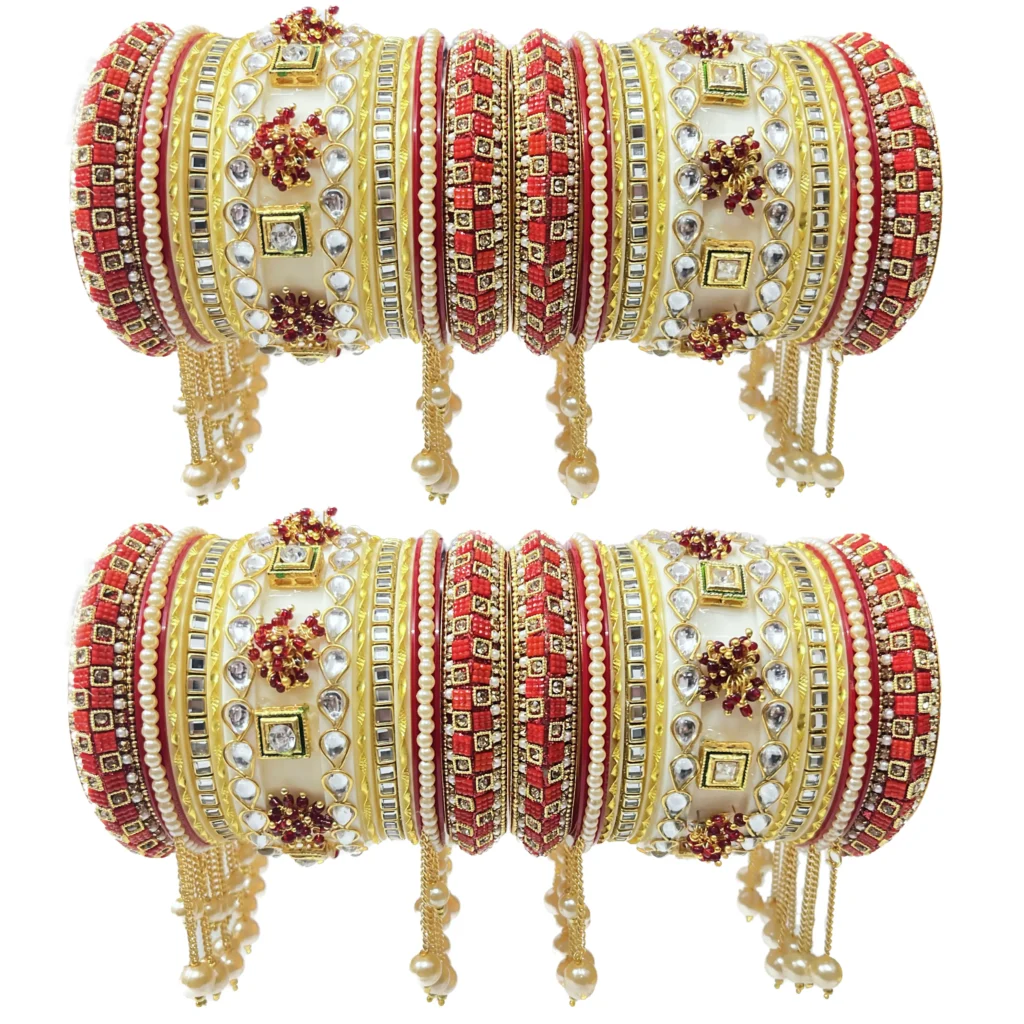 Himangi Bridal Chura Bangle Set with Premium Design - RaniChuda
