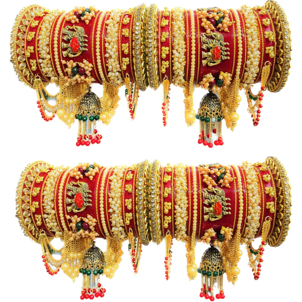 Vishakha Bridal Chura Bangle Set - RaniChuda